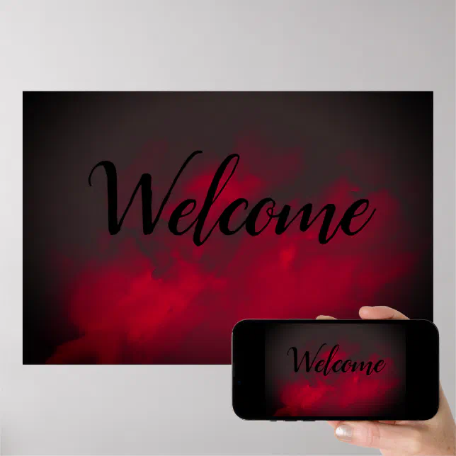 Custom Welcome Poster | Zazzle