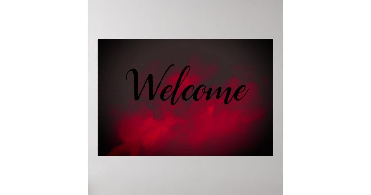 Custom Welcome Poster | Zazzle