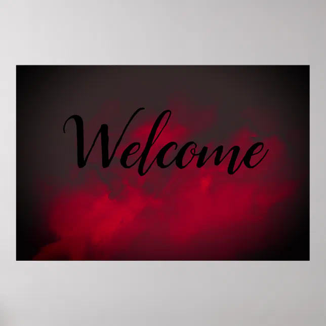 Custom Welcome Poster | Zazzle