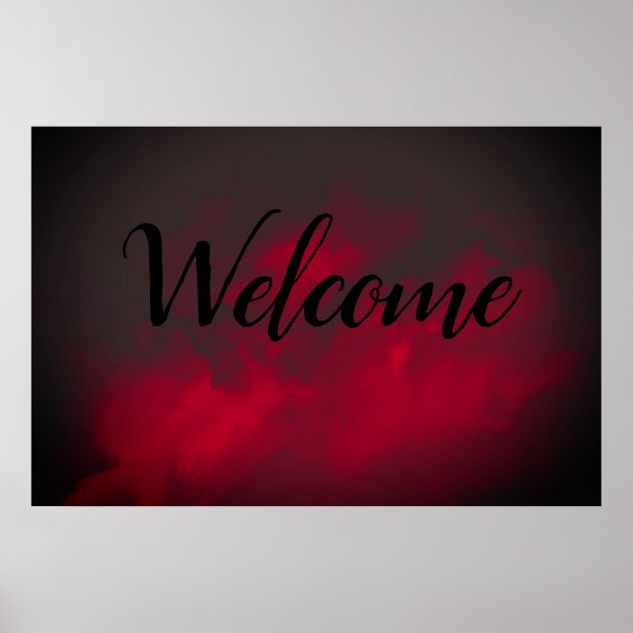 Custom Welcome Poster | Zazzle.com