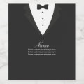 Custom Wine Label or Food Label with Tux Jacket | Zazzle