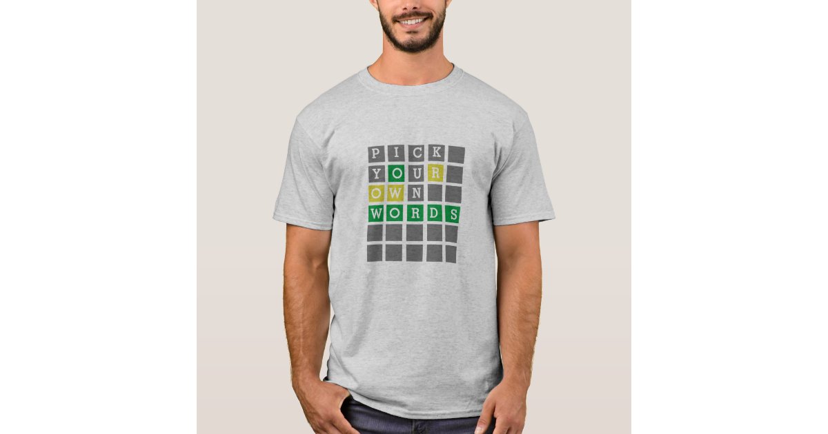 Custom Wordle T-Shirt | Zazzle