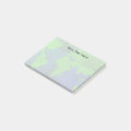 Custom world map planet earth watermark image post-it notes | Zazzle