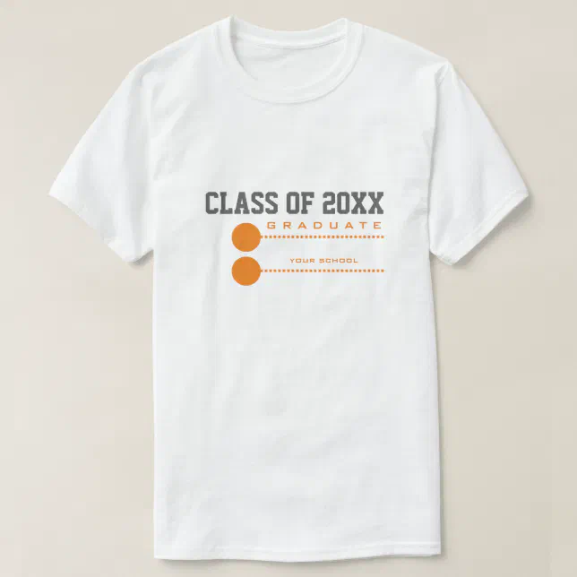 Custom Year | School Graduation T-Shirts | Zazzle