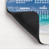 Custom Yearly Calendar 2017 Mouse Pad Beach | Zazzle