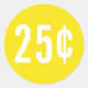 Custom Yellow Price Sticker | Zazzle