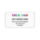 Custom Your Business Logo Name Address Labels | Zazzle