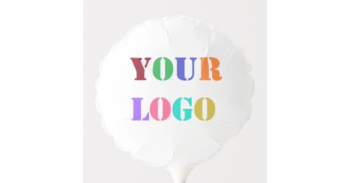 Custom Your Business Logo or Photo Balloon Gift | Zazzle