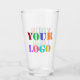 Custom Your Company Logo Business Promotion Glass | Zazzle