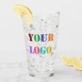 Custom Your Company Logo Business Promotion Glass | Zazzle