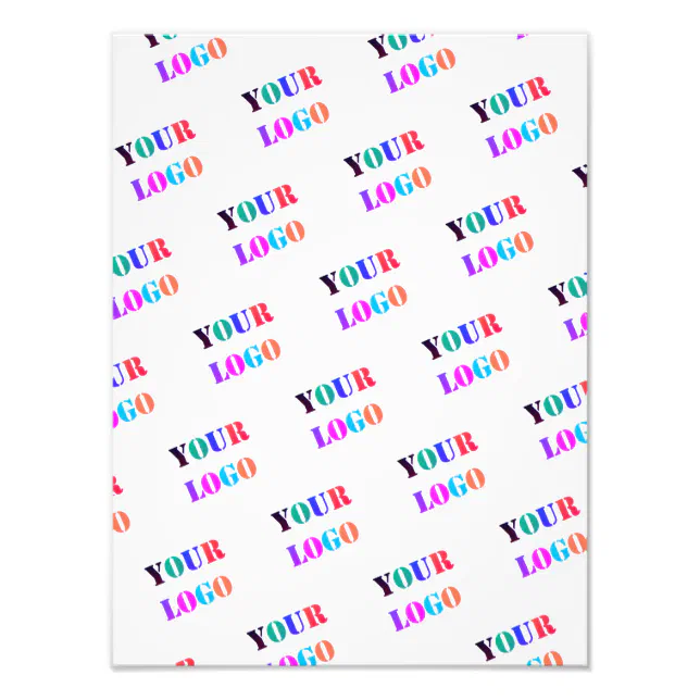 Custom Your Company Logo Promotional Business Photo Print | Zazzle