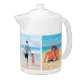 Custom Your Family Photo Collage Teapot with Text | Zazzle