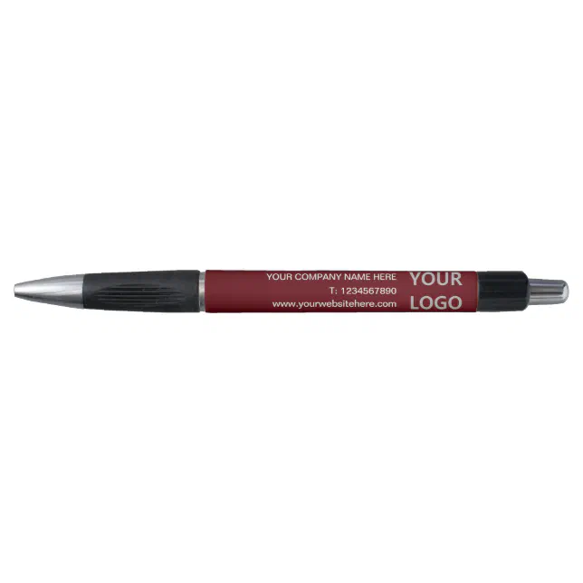 Custom Your Logo and Text Promotional Business Pen | Zazzle