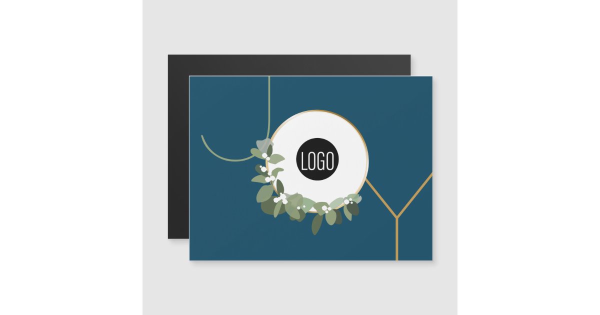 Custom Your logo here Blue Joy Christmas | Zazzle