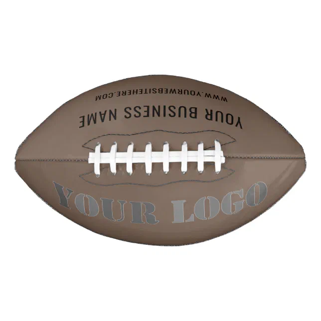 Custom Your Logo Name Text Personalized Football | Zazzle