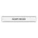 Custom Your Name Rules Slogan 12" Ruler | Zazzle