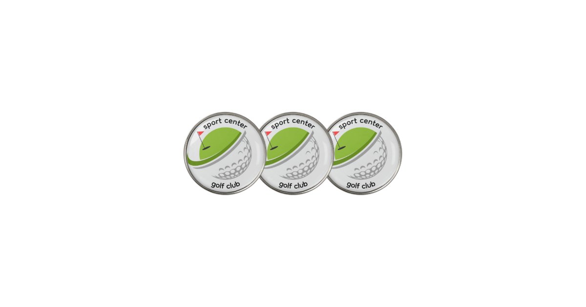 Custom Your Own Logo Branded Golf Ball Marker | Zazzle