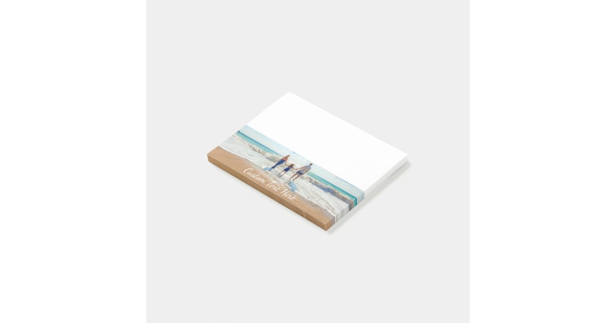Custom Your Photo and Text Post it Notes | Zazzle