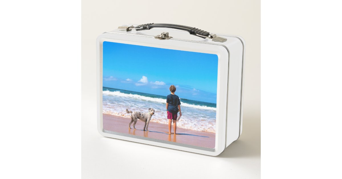 Custom Your Photo Metal Lunch Box | Zazzle