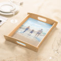 Custom Your Photo Serving Tray with Custom Text | Zazzle