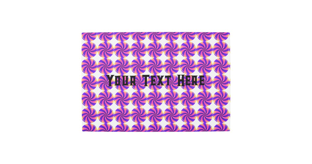 Custom Your Text Here Text Sweet Candy Image Wall Metal Print | Zazzle
