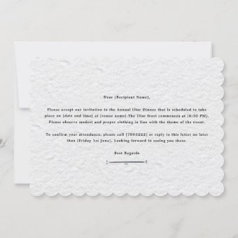 Custom your Text Invitation | Zazzle