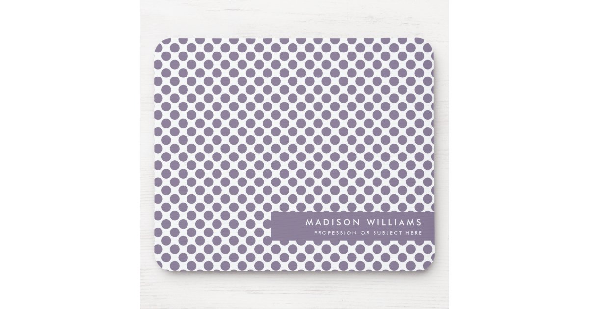 Custome Minimal Modern Dot Mouse Pad | Zazzle