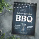 Customer Appreciation BBQ Rustic Blue Invitation | Zazzle