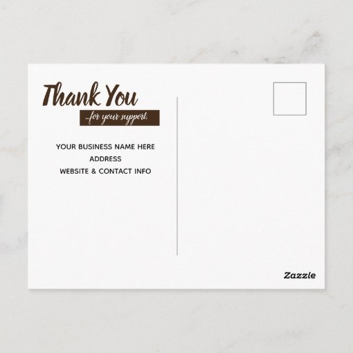 Customer Appreciation Postcard - Business Journey | Zazzle