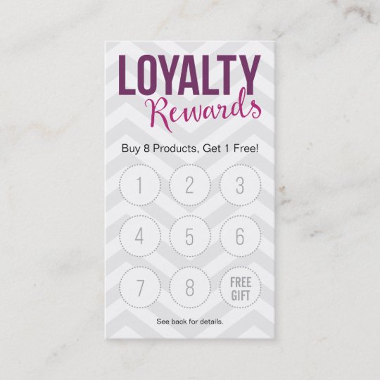Customer Loyalty Rewards Business Cards | Zazzle.com
