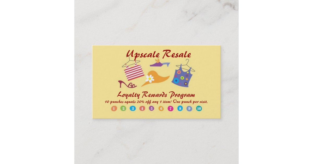 Customer Rewards Loyalty Card | Zazzle