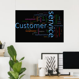 Customer Service Poster | Zazzle