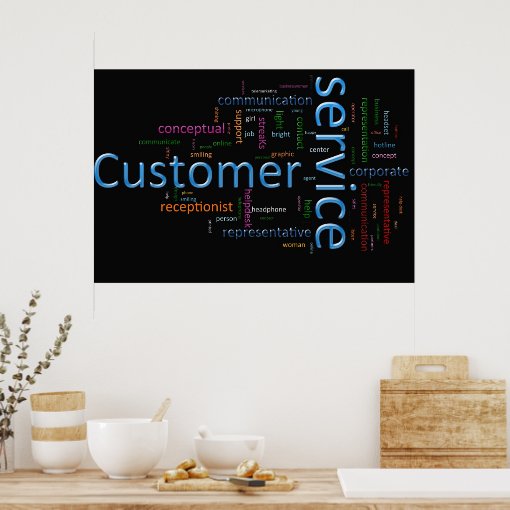 Customer Service Poster | Zazzle