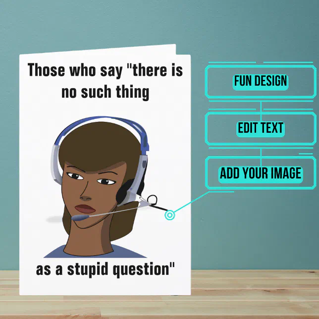 Customer Service Rep Funny Birthday Card | Zazzle