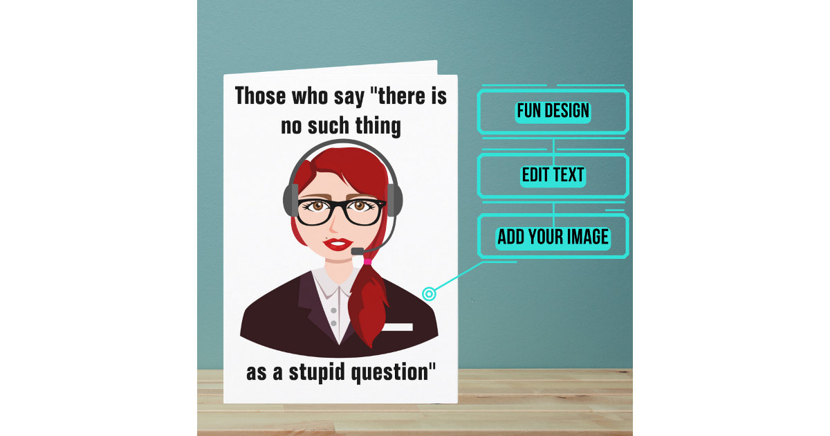 Customer Service Rep Funny Birthday Card | Zazzle