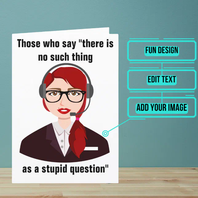 Customer Service Rep Funny Birthday Card | Zazzle