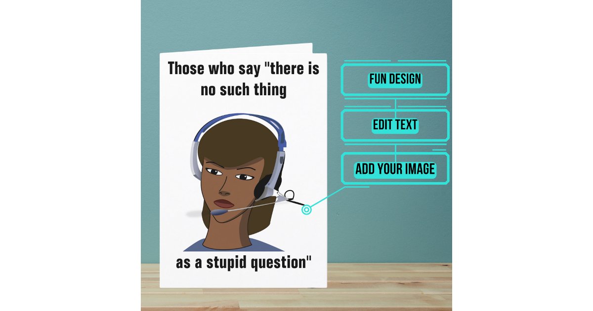 Customer Service Rep Funny Birthday Card | Zazzle