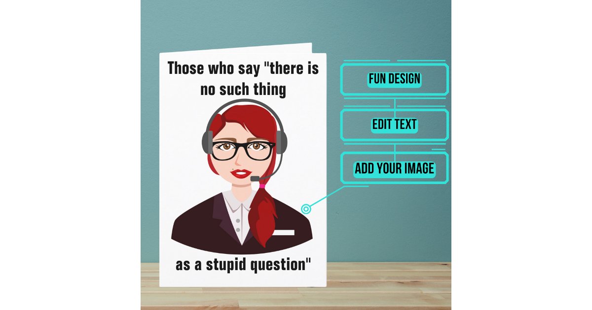 Customer Service Rep Funny Birthday Card | Zazzle