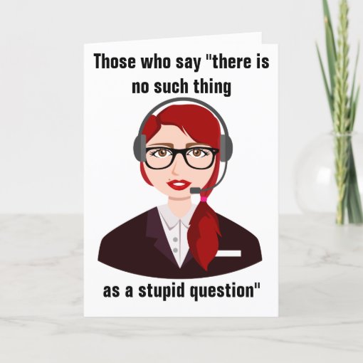 Customer Service Rep Funny Birthday Card | Zazzle