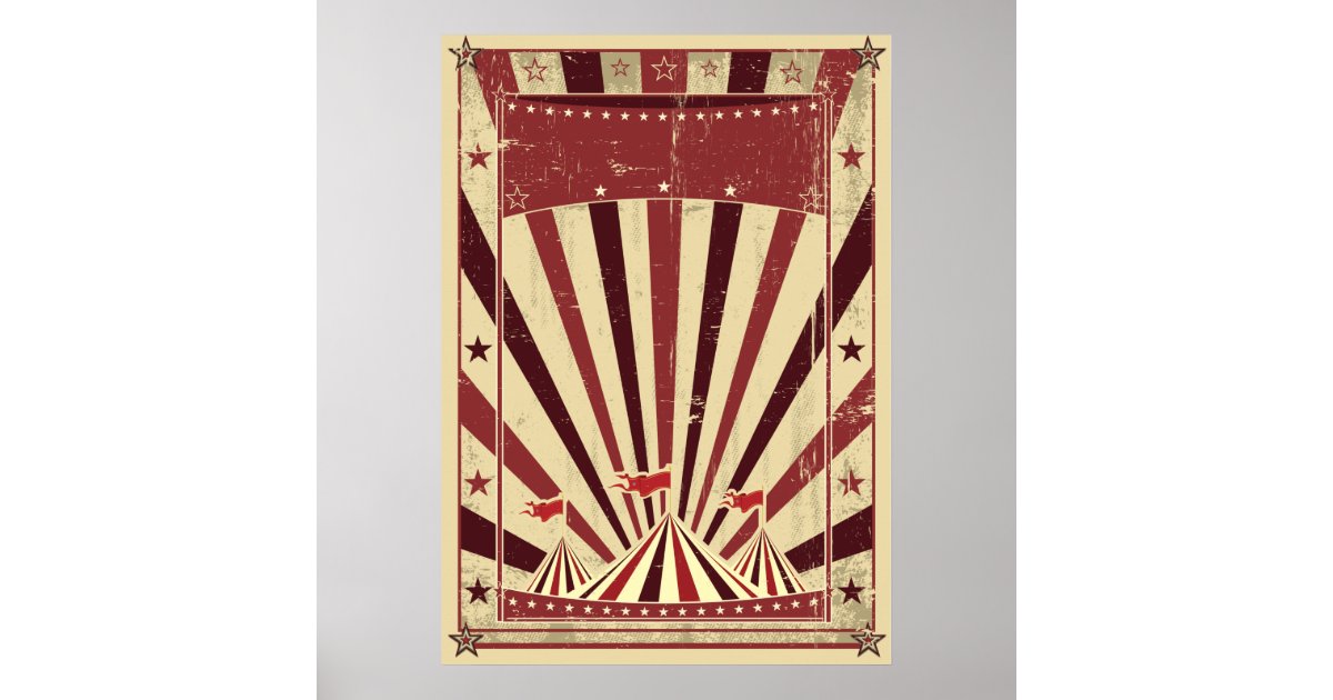 Customisable Circus Poster | Zazzle