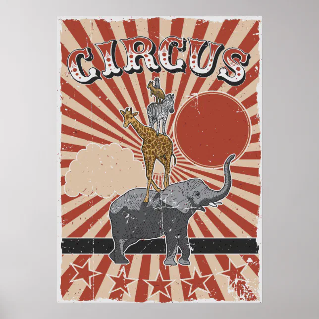 Customisable Circus Poster | Zazzle
