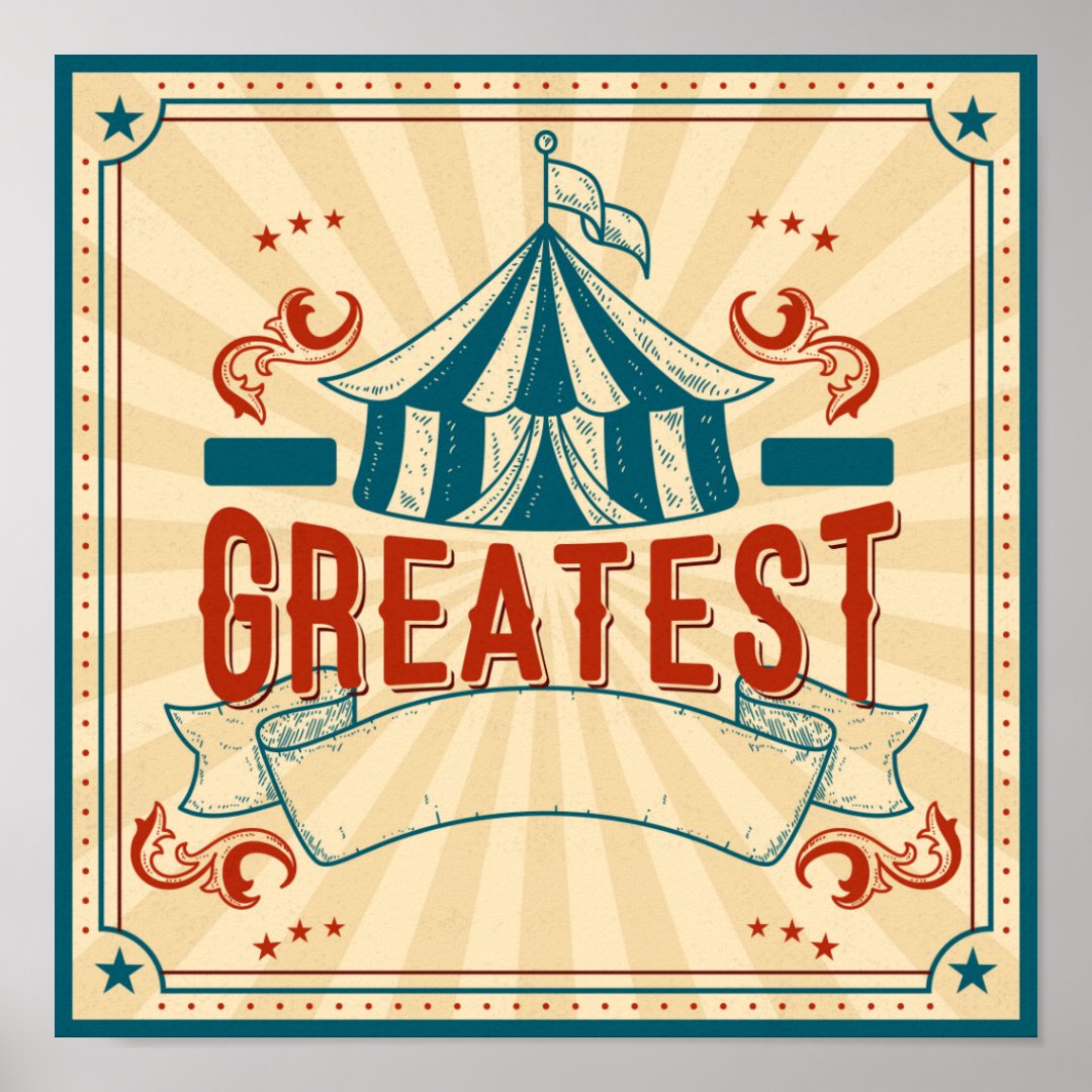 Customisable Circus Poster | Zazzle
