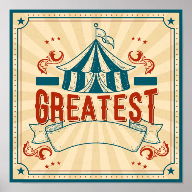 Customisable Circus Poster | Zazzle