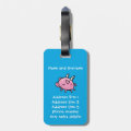 customisable Flying pig luggage tag | Zazzle