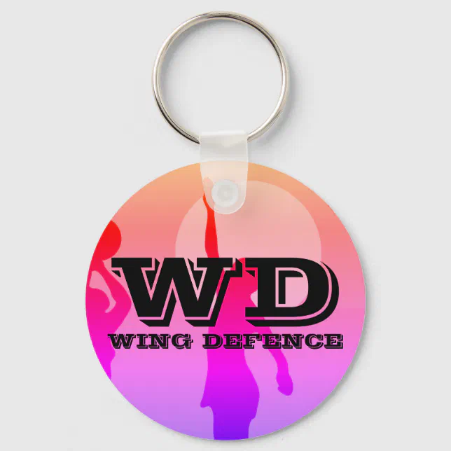 Customisable Netball Player Position Keychain | Zazzle