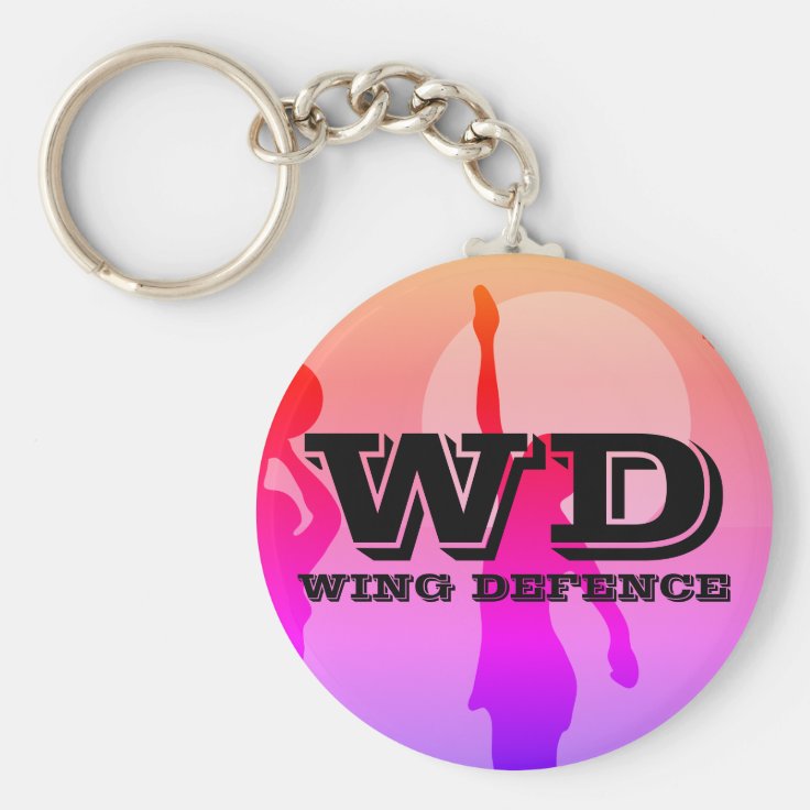 Customisable Netball Player Position Keychain | Zazzle