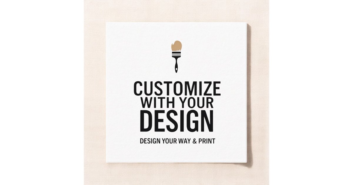 Customizable 2.5x2.5" Blank Company Small Square Business Card | Zazzle