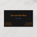 Customizable 2 Sided Fire N Ice Business Card | Zazzle