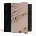 Customizable 3-Ring Binder for Sheet Music | Zazzle