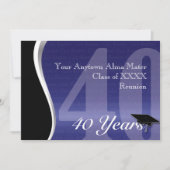 Customizable 40 Year Class Reunion Invitation | Zazzle